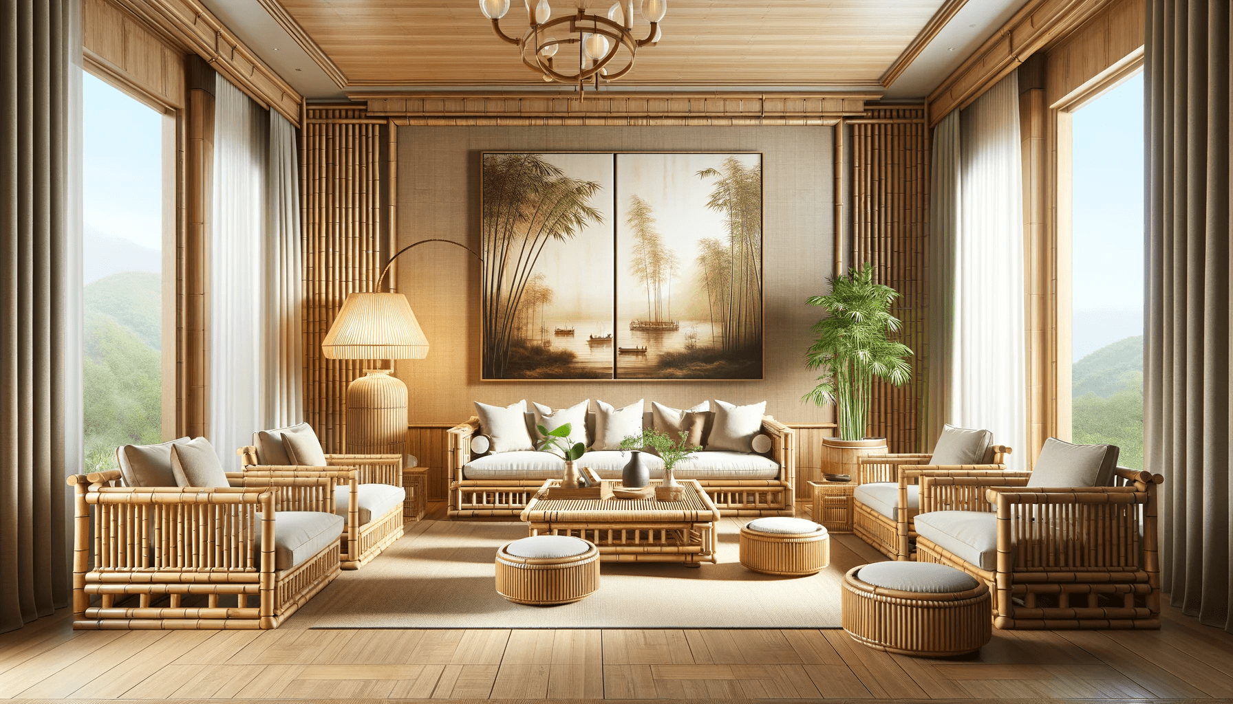 Créer une ambiance zen dans sa maison avec les meubles en bambou ...